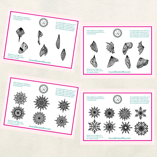 200 Saw Piercing Design Templates - Jeweler's Bazaar