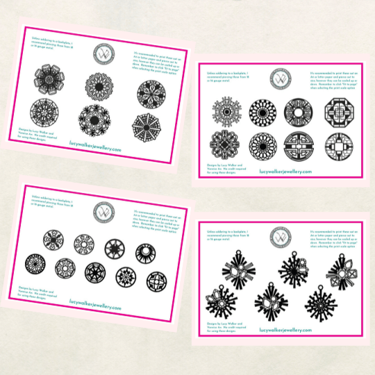 200 Saw Piercing Design Templates - Jeweler's Bazaar