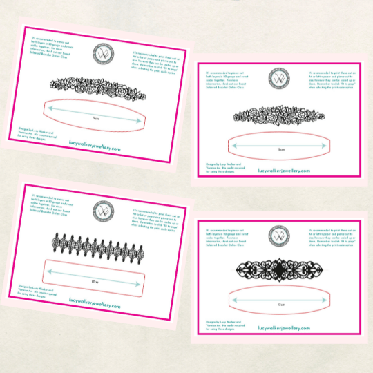200 Saw Piercing Design Templates - Jeweler's Bazaar