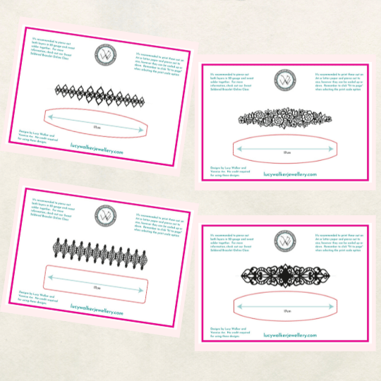 200 Saw Piercing Design Templates - Jeweler's Bazaar