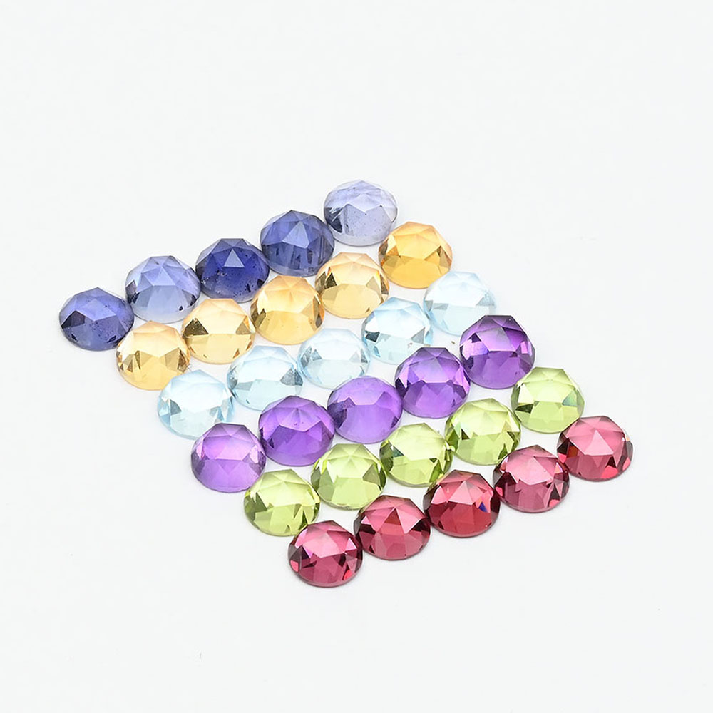 Rose Cut Gemstones (Round) 4mm - Jeweler's Bazaar